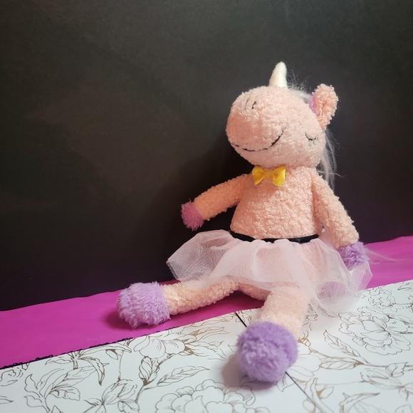 Hobby Lobby | Toys | Hobby Lobby Ballerina Unicorn Pink Purple Plush ...